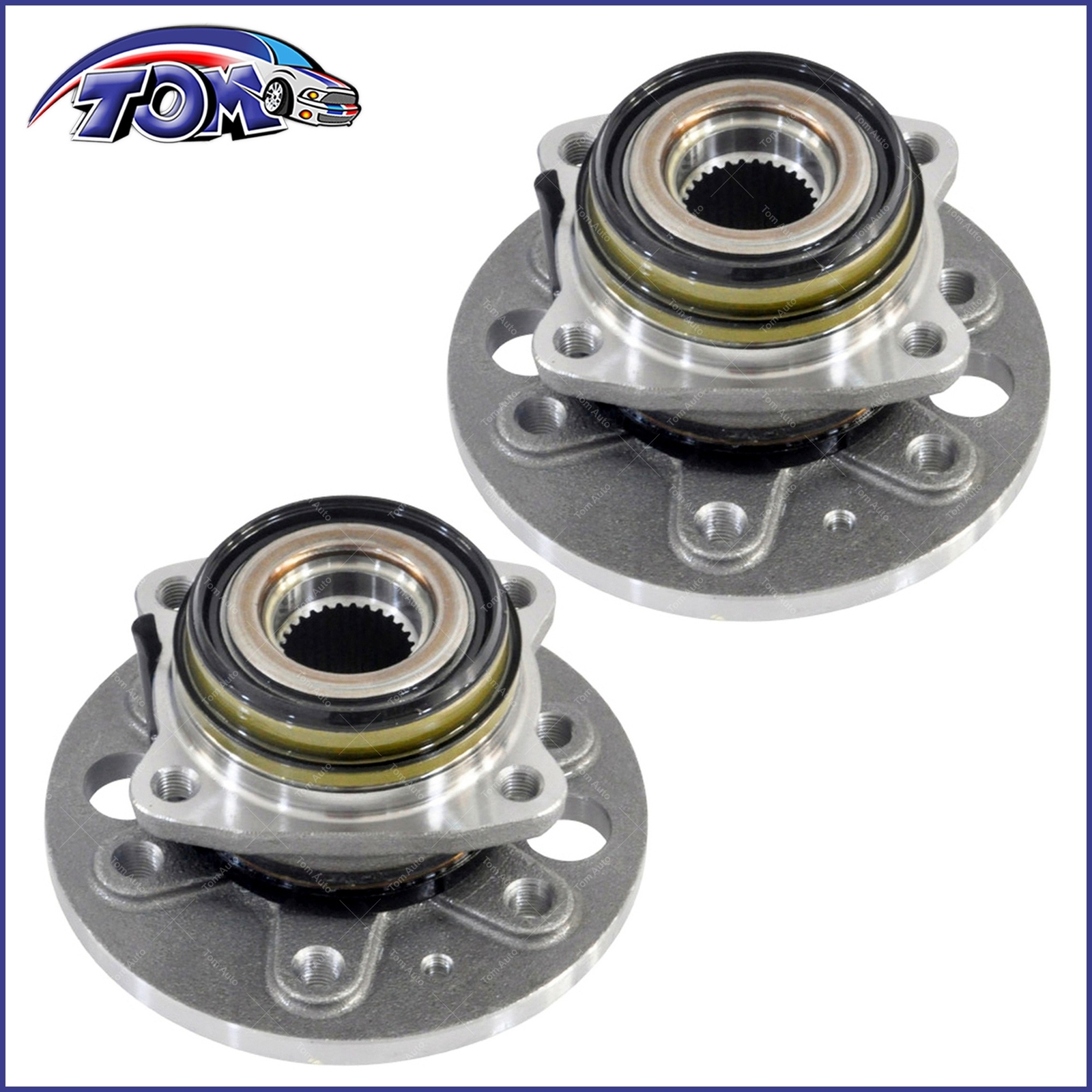 2pcs Rear Wheel Hub & Bearing Assembly for Mercedes-Benz Dodge ...