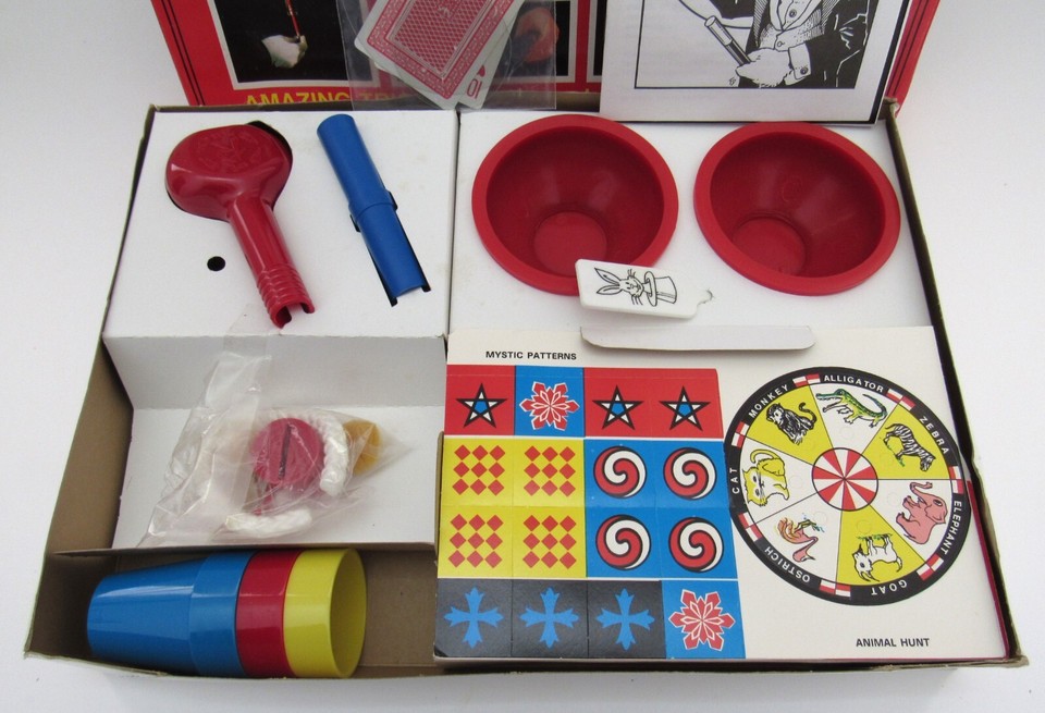 NEW OPEN BOX!! ANDRE KOLE MAGICIAN MAGIC SET AMAZING TRICKS BONUS BOOK ...