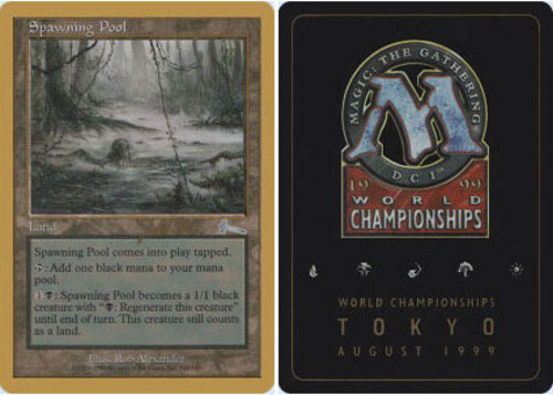 Spawning Pool - Jakub Slemr - 1999 ~ Heavily Played World Championship I MTG Mag | eBay