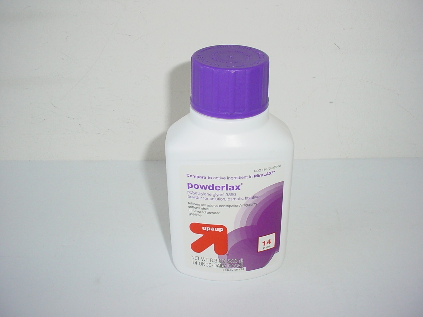 Up & Up POWDERLAX Polyethylene glycol 3350, 8.3 Oz 14 Doses Exp 04/2026 ...