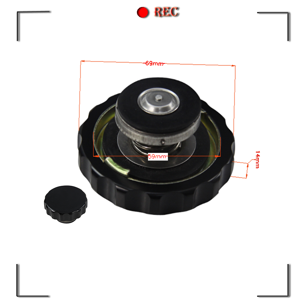 OD:69MM ID:59MM Billet Aluminum Radiator Cap CNC Precision Machined 1 ...