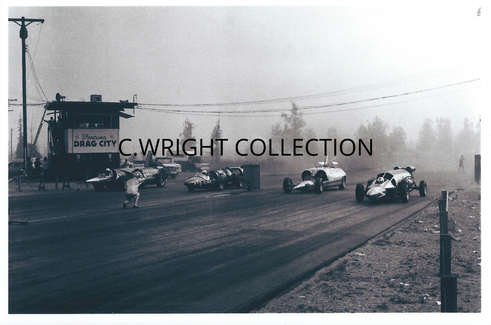 1960s Drag Racing-4 Lane Jet Dragsters-Untouchable-Green Monster-USA-1 ...