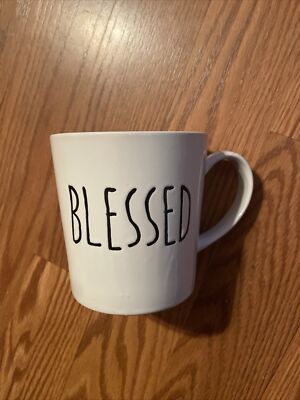 BLESSED Coffee Mug - White Tea Cup 16 Oz | eBay