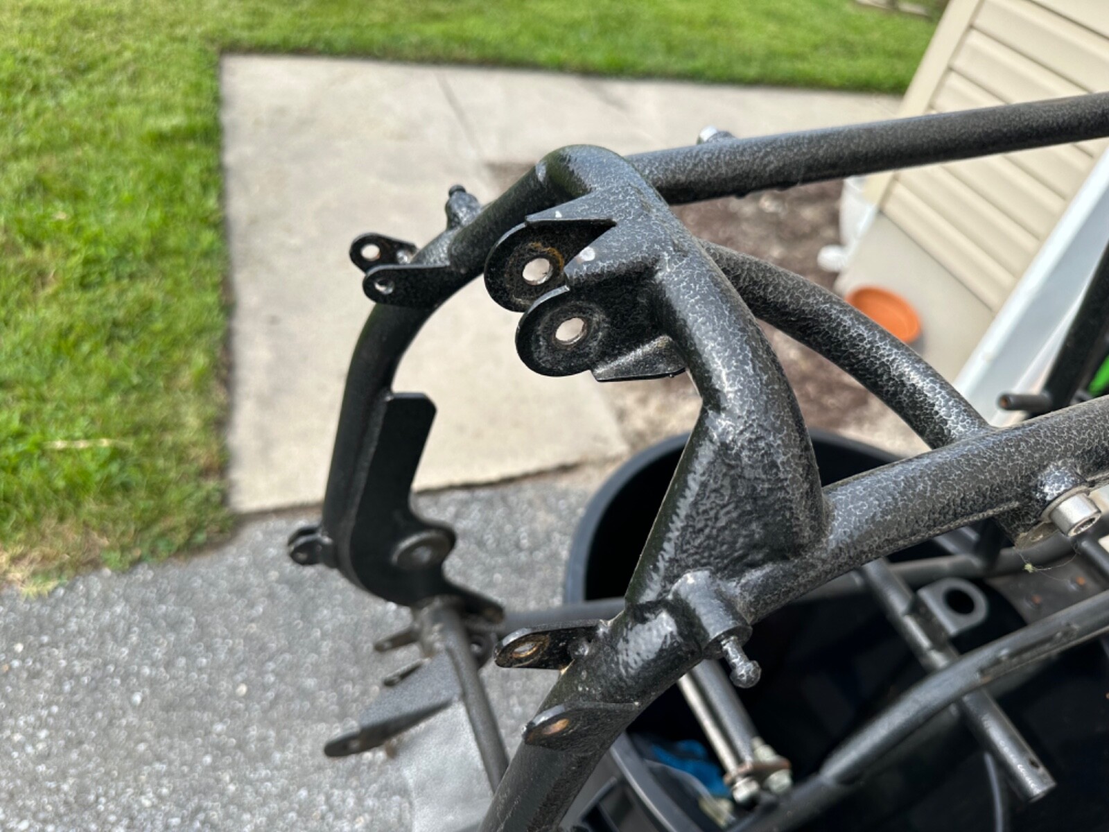 HONDA TRX250R FRAME CHASSIS HOUSER RACING W/ SUBFRAME | eBay