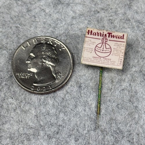 Harris Tweed Dutch Vintage Stick Pin Badge #49789 | eBay