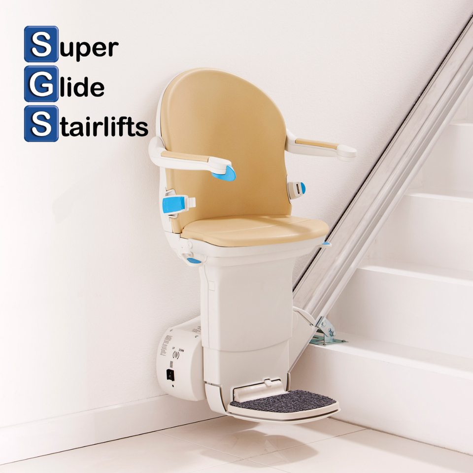 Handicare 950+ PLUS Recon Straight Stairlift Fully Fitted w/ 18 Month ...