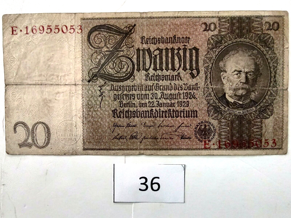 1920's German Nazi Banknotes #B36 | eBay