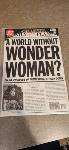 "A World Without Wonder Woman?" - DC Comics- Genesis #126 (Oct 1997) | eBay