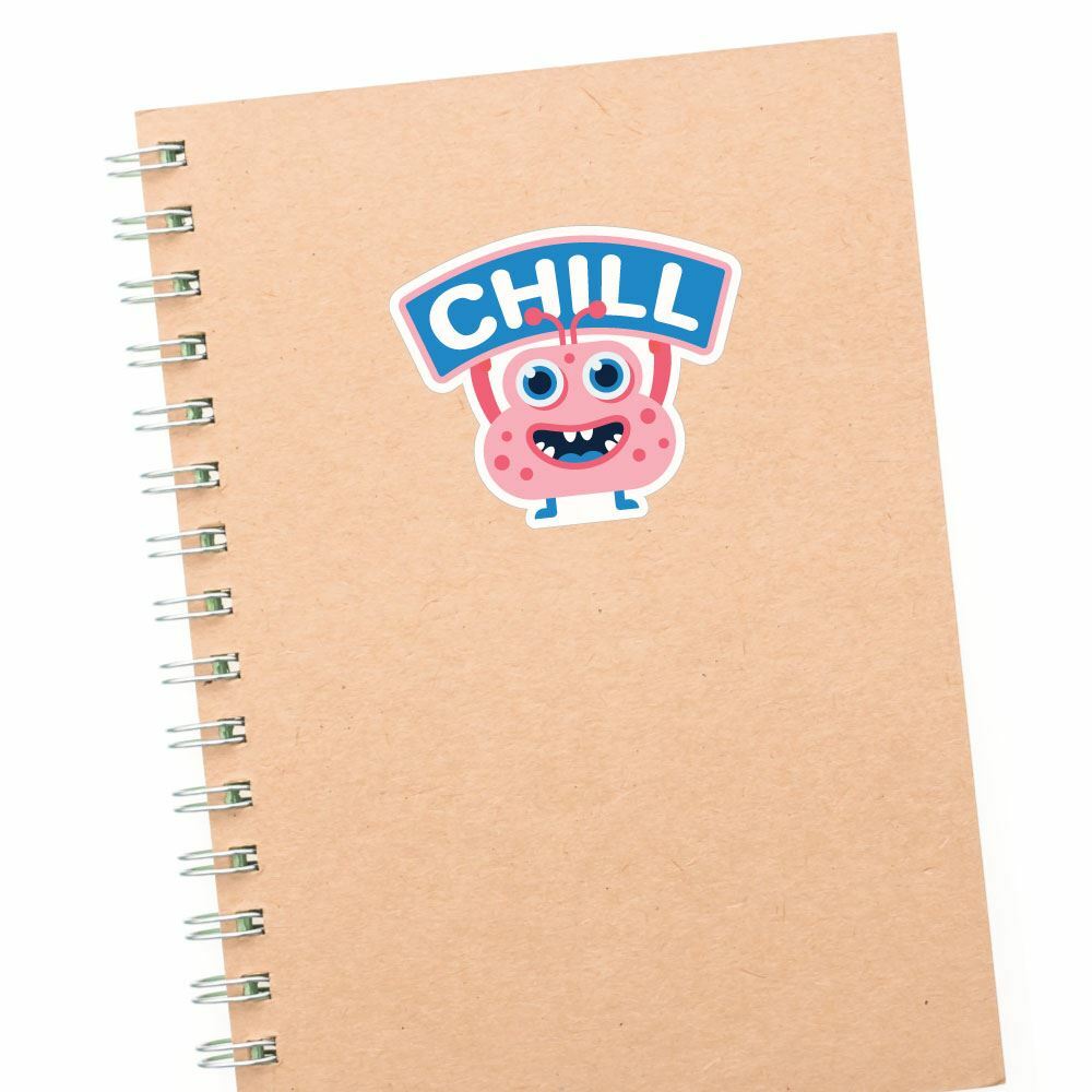 Chill Alien Sticker Decal Alien Area 51 Space Storm Funny Ufo | eBay ...