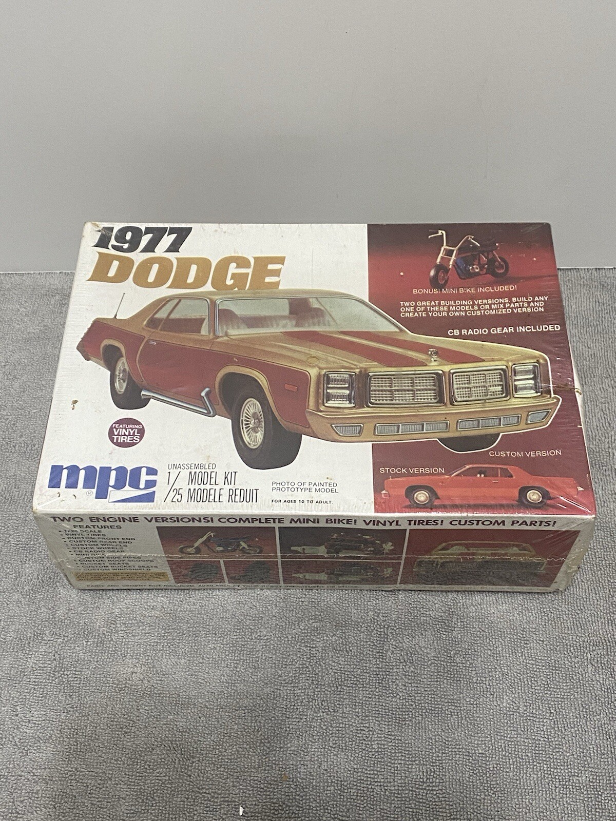 MPC 1977 Dodge w/Mini Bike Model Kit Vintage 1976 1:25 Scale Sealed | eBay
