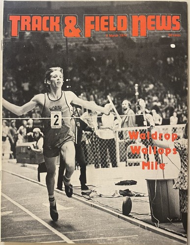 1974 Track and Field News March II Steve Prefontaine pic, Tony Waldrop ...