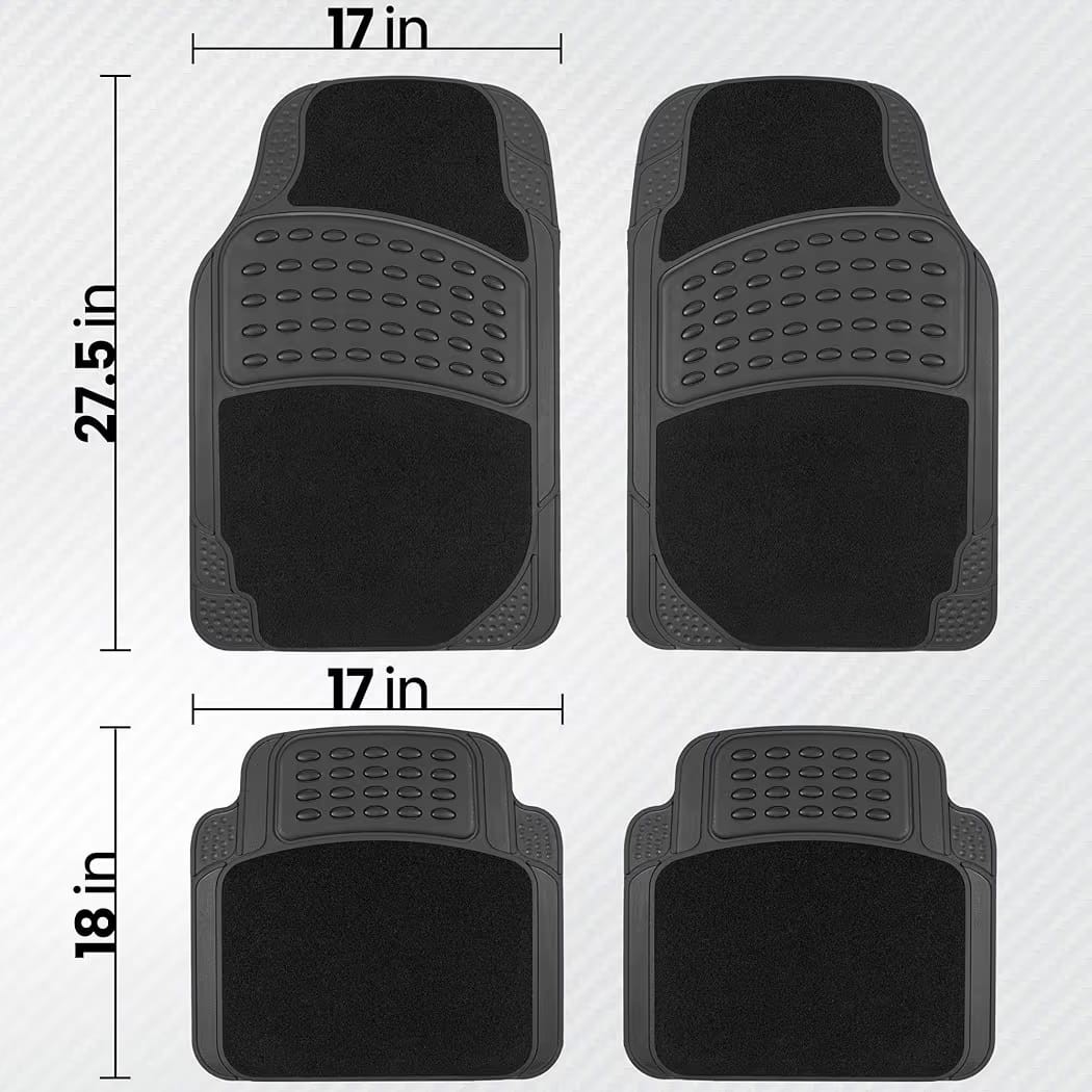 For All Nissan Car Floor Mats 4pcs Premium All Weather Custom Fit ...