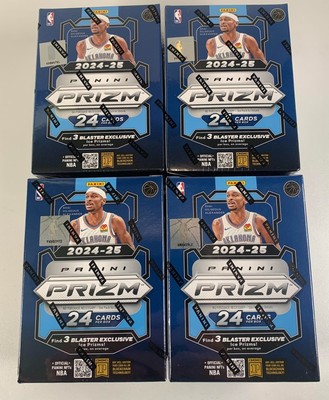 2024-25 Panini NBA Prizm Blaster Box Lot (4 Boxes) Factory Sealed ...