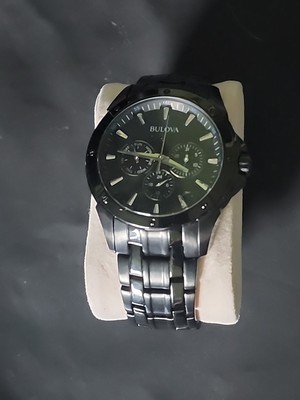 Bulova 98C121 Multifunction Classic Men's Watch - Black 696746446839| eBay