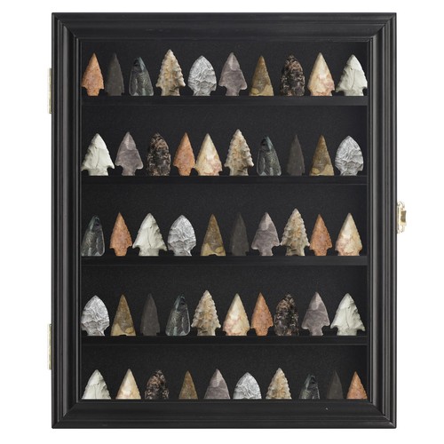 Arrowhead Display Case Native American Arrowhead Shadow Box Wall Mount ...