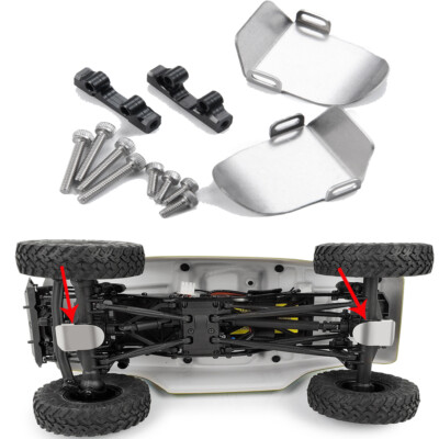 Front&Rear Axle Guards Egg Guard Armor Plate Skid Plate for Axial SCX24 ...