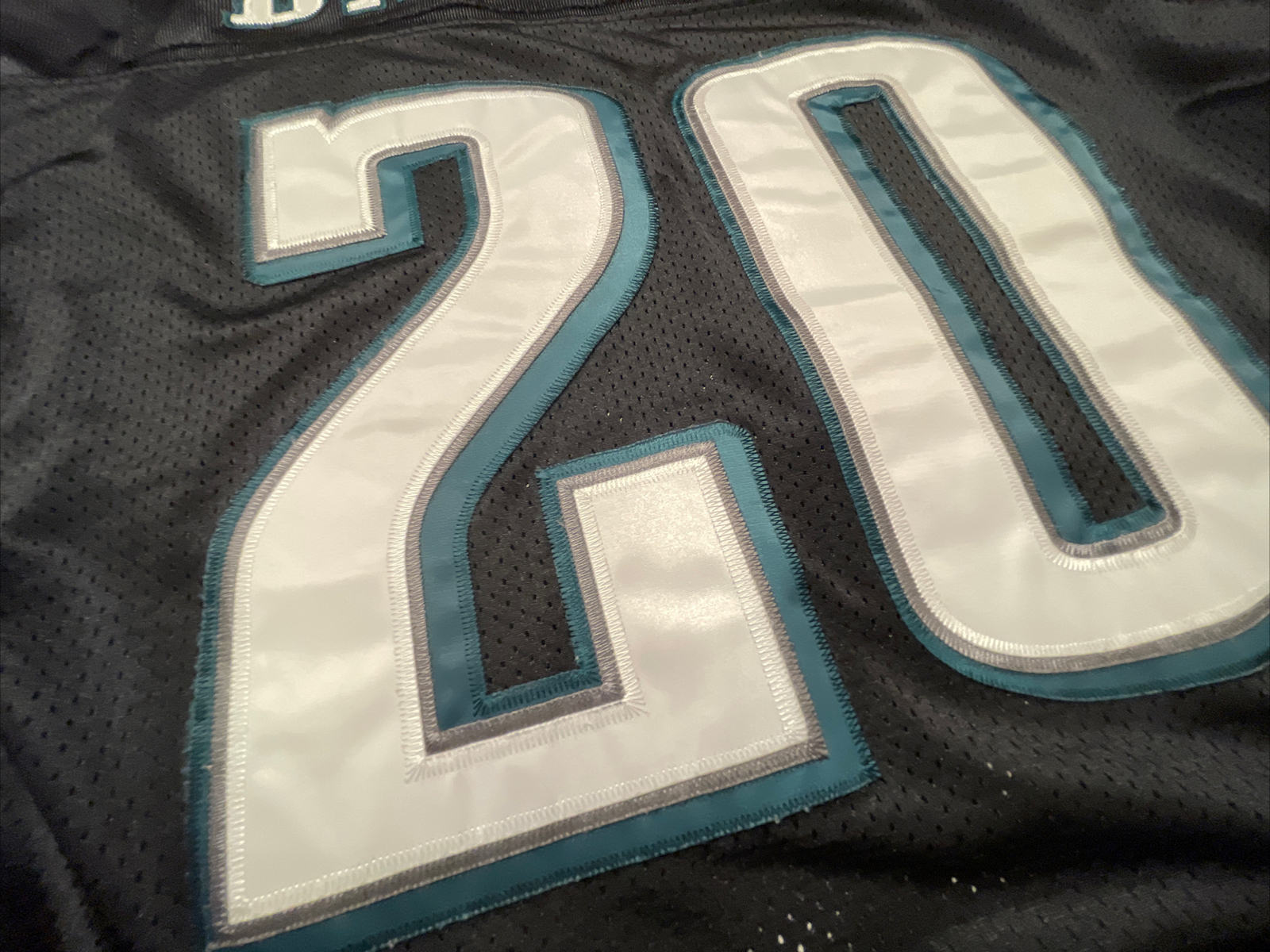 Vintage REEBOK Philadelphia Eagles Brian Dawkins BLACK NFL Jersey Men's ...