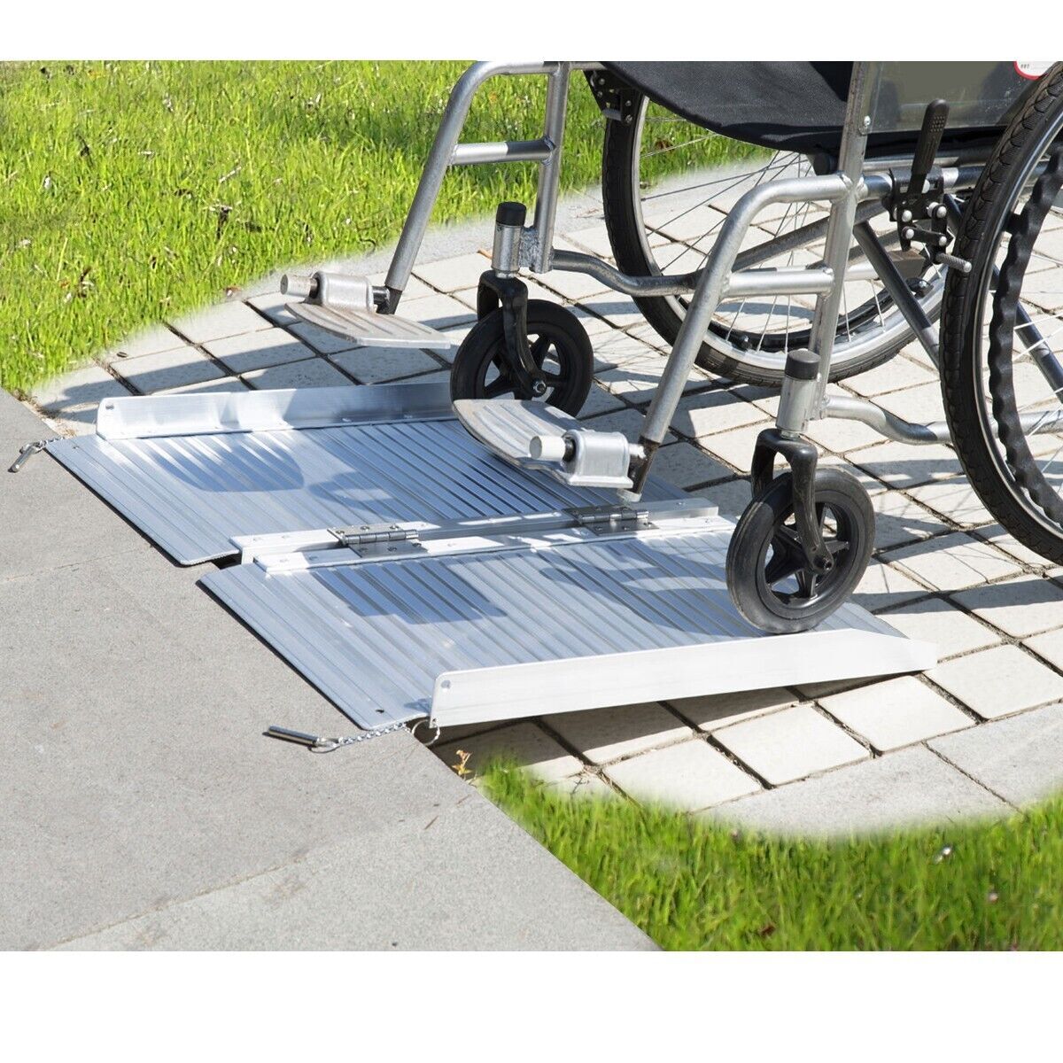 Tobbi Portable Folding Aluminum Threshold Ramp for sale online | eBay