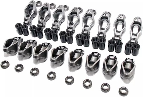 SBC 350 Vortec Chevy Roller Tip Rockers 1.5 Ratio 3/8 W/Polylocks Self ...