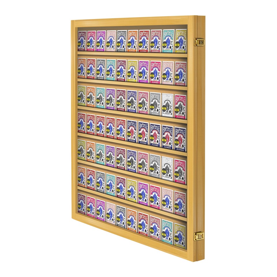 PENNZONI Acrylic Card Deck Display Case, Holds 70 Playing Card Decks | eBay