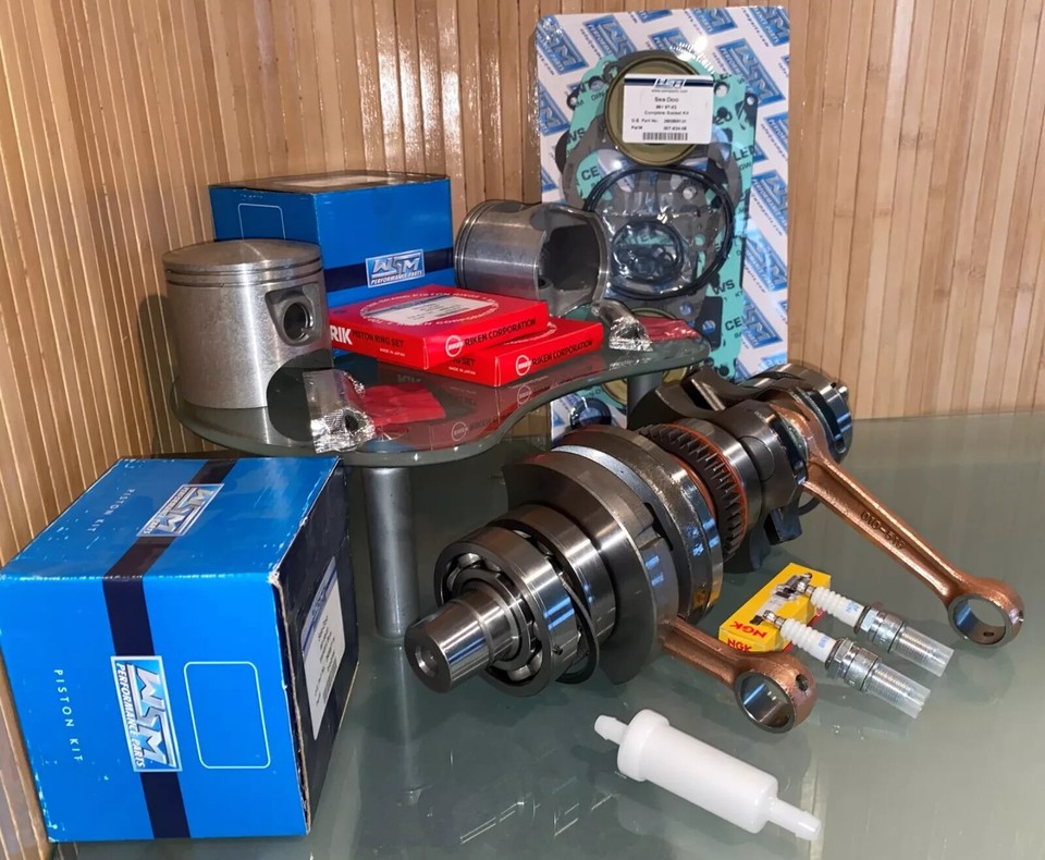 2000-04 SEA-DOO 951 DI ENGINE REBUILD KIT + Crank+Pistons GTX, LRV, RX ...