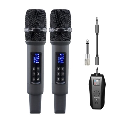 UHF Wireless Handheld Dynamic Karaoke Microphone bluetooth Receiver ...