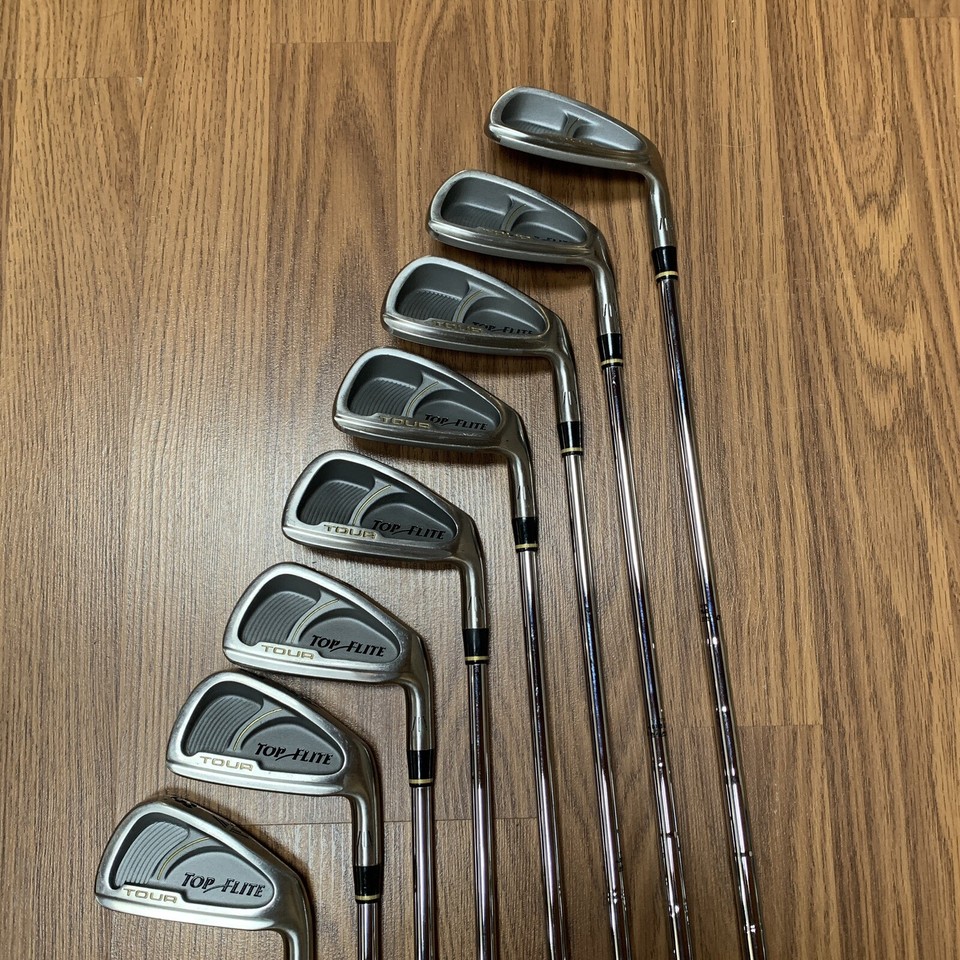 Top Flite Tour Pro-Offset Midsize Irons Set (3-PW) Regular R-300 Steel ...