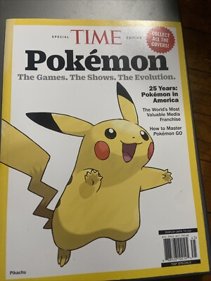 TIME Special Edition Magazine POKÉMON The Games Shows Evolution 25 ...