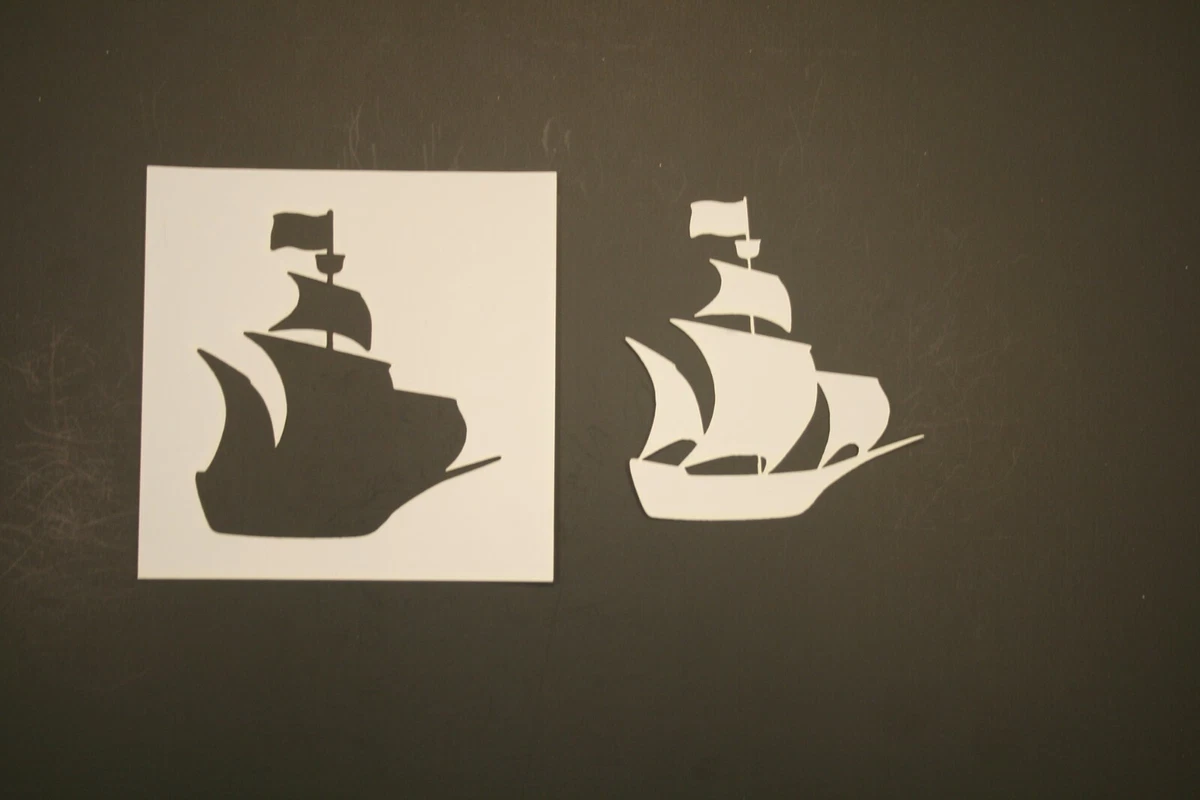 Pirate Ship Stencils