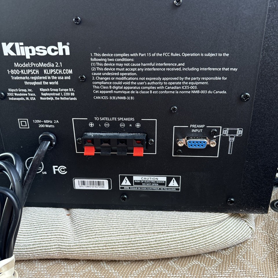 Klipsch ProMedia 2.1 Bluetooth Speakers System | eBay