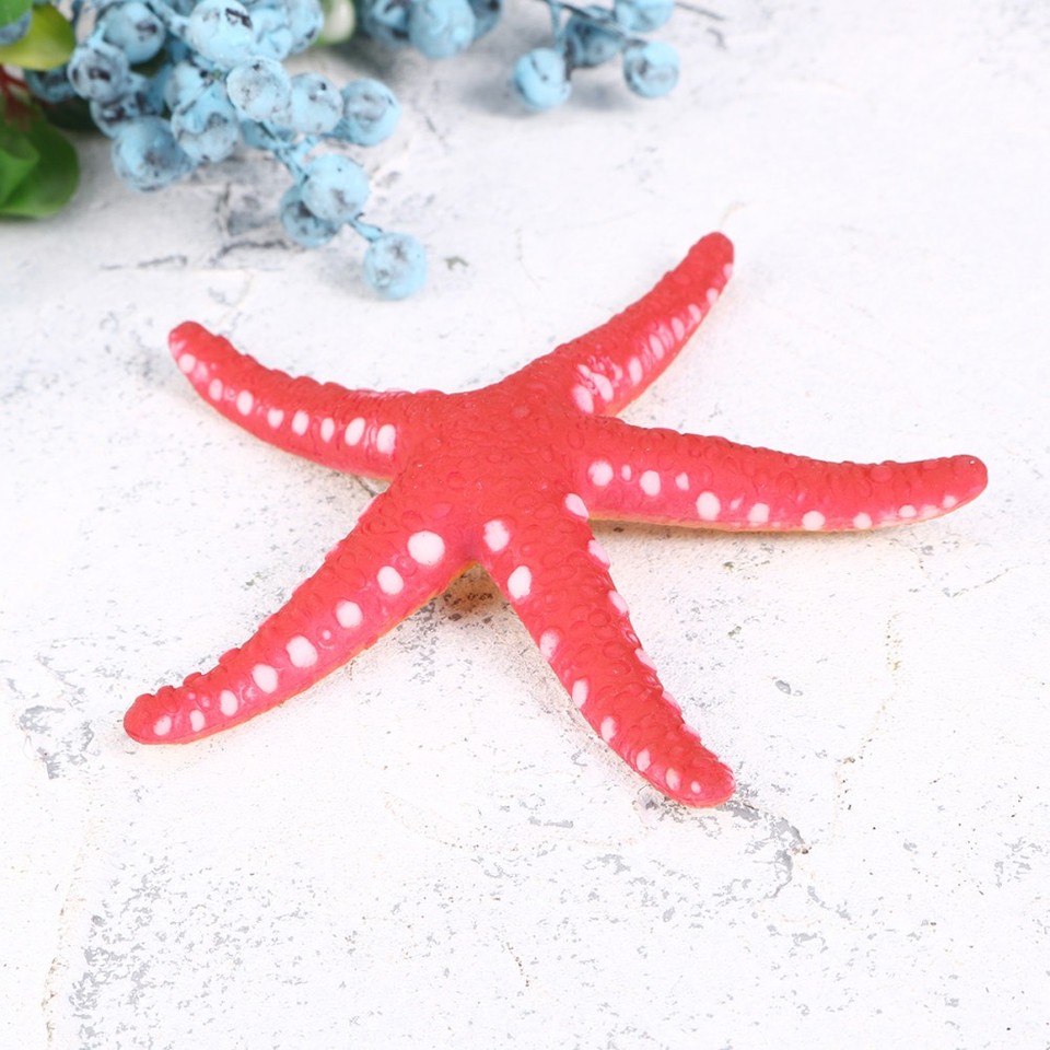 Artificial Sea Star Ornament for Fish Tank Luminous Red Decor | eBay UK