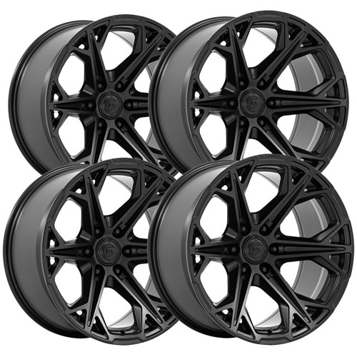 (Set of 4) Fuel FC886 Hammerhead 20x10 6x135 -18mm Blackout Wheels Rims ...