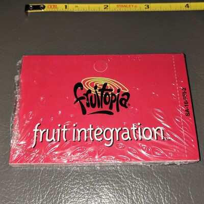 Fruitopia Fruit Integration NOS sealed Vending Machine Tab Labels 3 1/2 ...