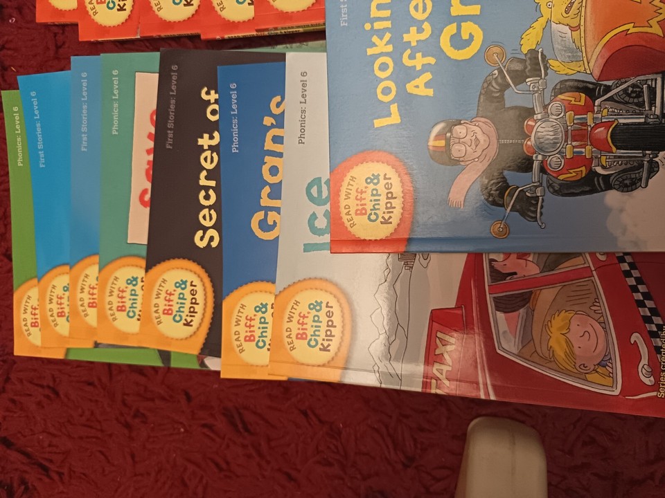 5 Books Levels Stage 1-4 Biff Chip And Kipper Oxford Reading Tree ...