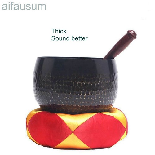 AIFAUSUM Copper Chime alms bowl Thick Buddha sound Singing Bowls ...