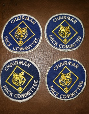 Boy Scouts of America BSA Chairman Pack Committee Patch Cub Scouts lot ...
