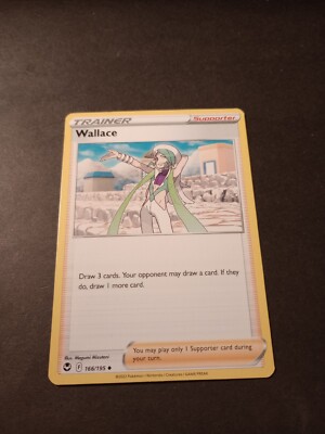 Pokemon Silver Tempest Wallace Uncommon Trainer Card 166/195 NM | eBay