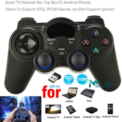 Wireless USB Game Controller Gamepad Joystick for Android TV Box Laptop ...