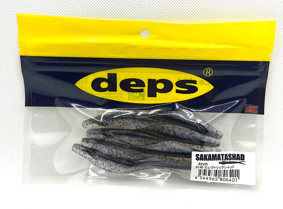 Black Friday Sell deps Sakamata Shad 4inch Soft Plastic Fluke Jerkbait ...