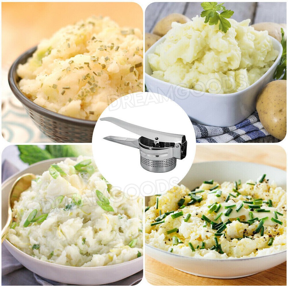 Stainless Steel Potato Ricer Masher Fruit Vegetable Press Potatoe ...
