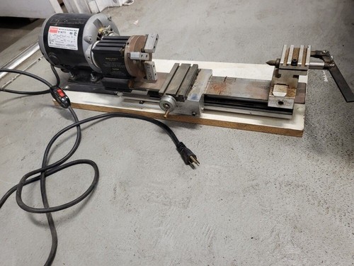 Taig Micro Lathe II Model 4500 With Dayton Belt Drive Motor | eBay