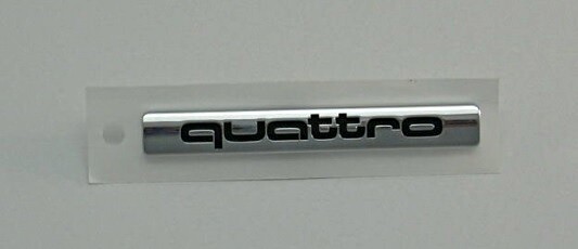 Genuine Audi A4 A6 A8 Quattro Rear Nameplate Lettering Badge Emblem | eBay