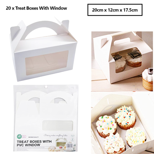 20 x Paper Treat Box Party Candy Goodie Favor Loot Filler Boxes Gift ...