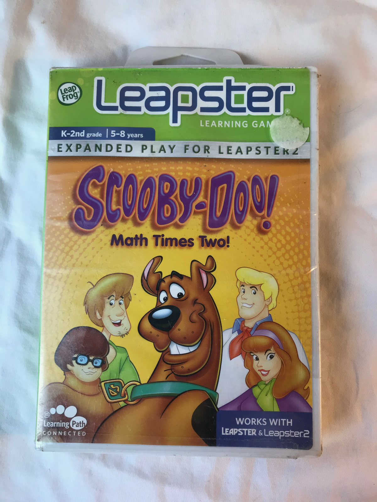 Leapster Leapster2 Scooby-Doo Math Times Two Learning Game K-2nd 5-8 ...
