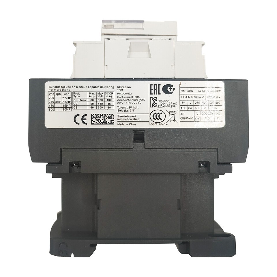 4PCS LC1D25E7 Contactor 48V coil replace Schneider contactor LC1D25E7 ...