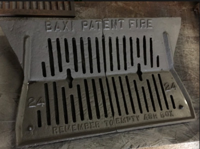 24" & 22" Baxi Old Fashioned Fire Grate - low front design- Burnall - 2 ...