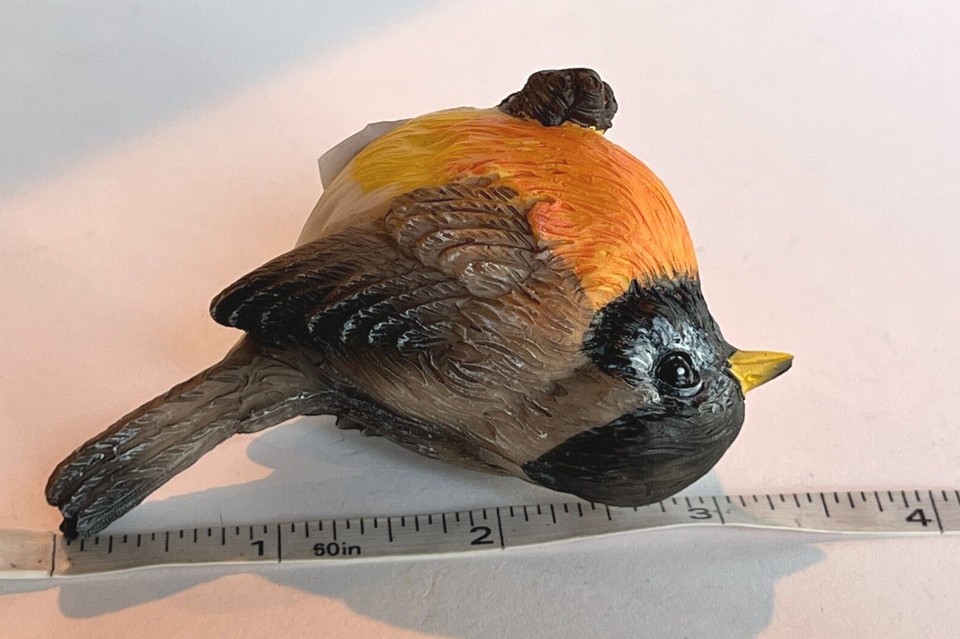 Ganz Bird Figurine Pick One Goldfinch/Warbler Bluebird or Robin 3"x2"x2 ...