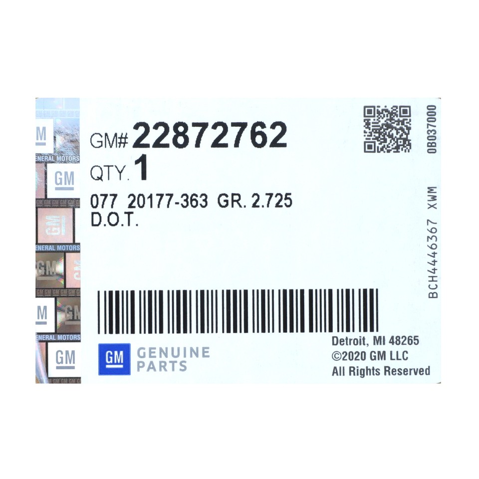 OEM NEW GENUINE 2007-2018 Chevrolet GMC Front Fog Light Lamp Assembly ...