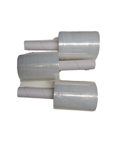 Shrink wrap Stretch Film Clear 3 Rolls 5"x1000 80 Gauge with Handle ...