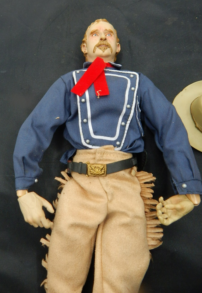 2000 SIDESHOW SIX GUN GENERAL CUSTER DOLL ACTION FIGURE ARTICULATED ...